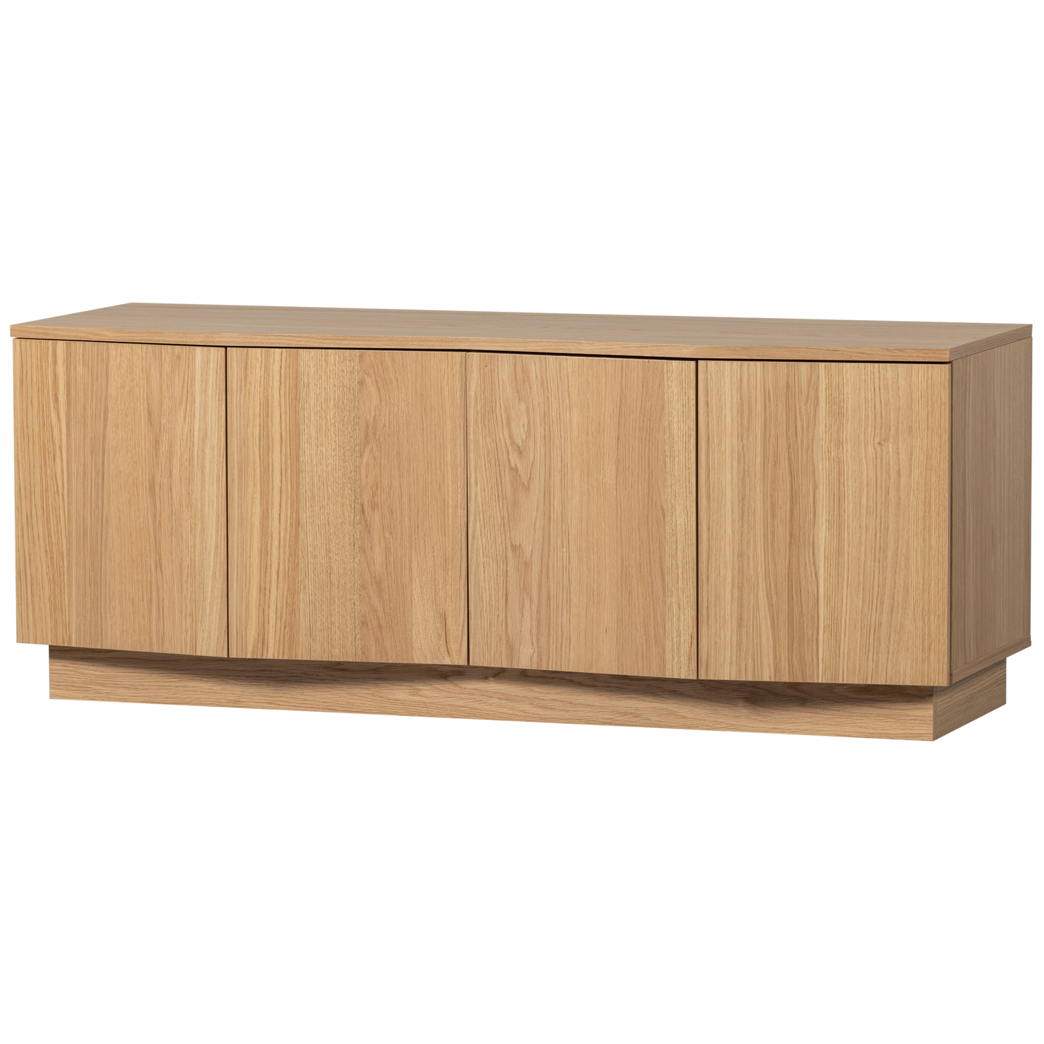 Zuma tv unit 133 cm oak transparant
