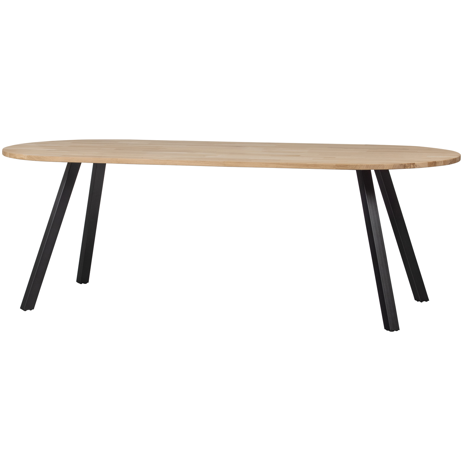 Combi-Tablo table oval oak square leg