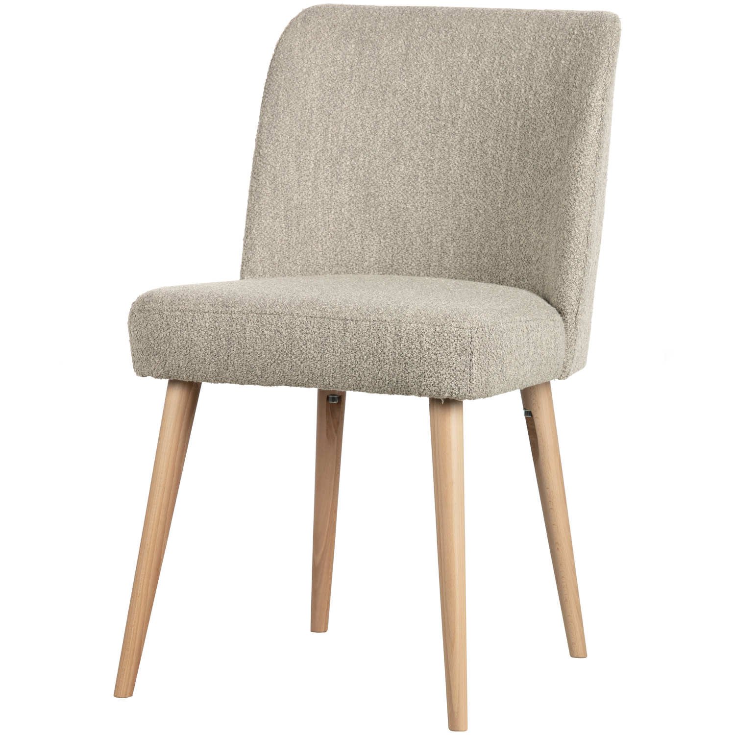 Force dining chair bouclé natural