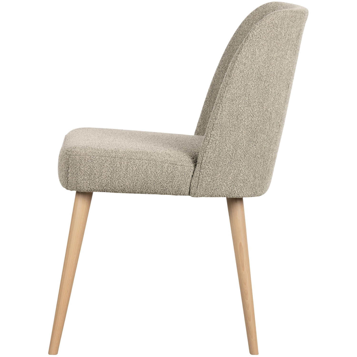 Force dining chair bouclé natural