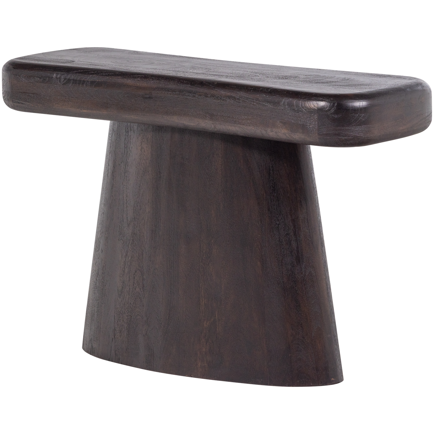 Amco side table mango wood black