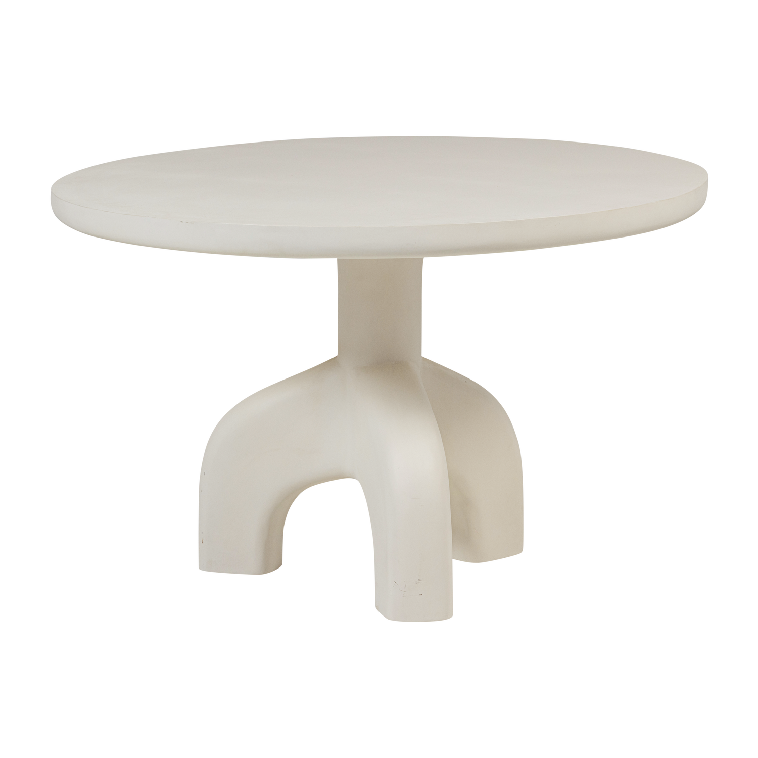 Luno round garden table ø120 cm fibre-reinforced polymer natural