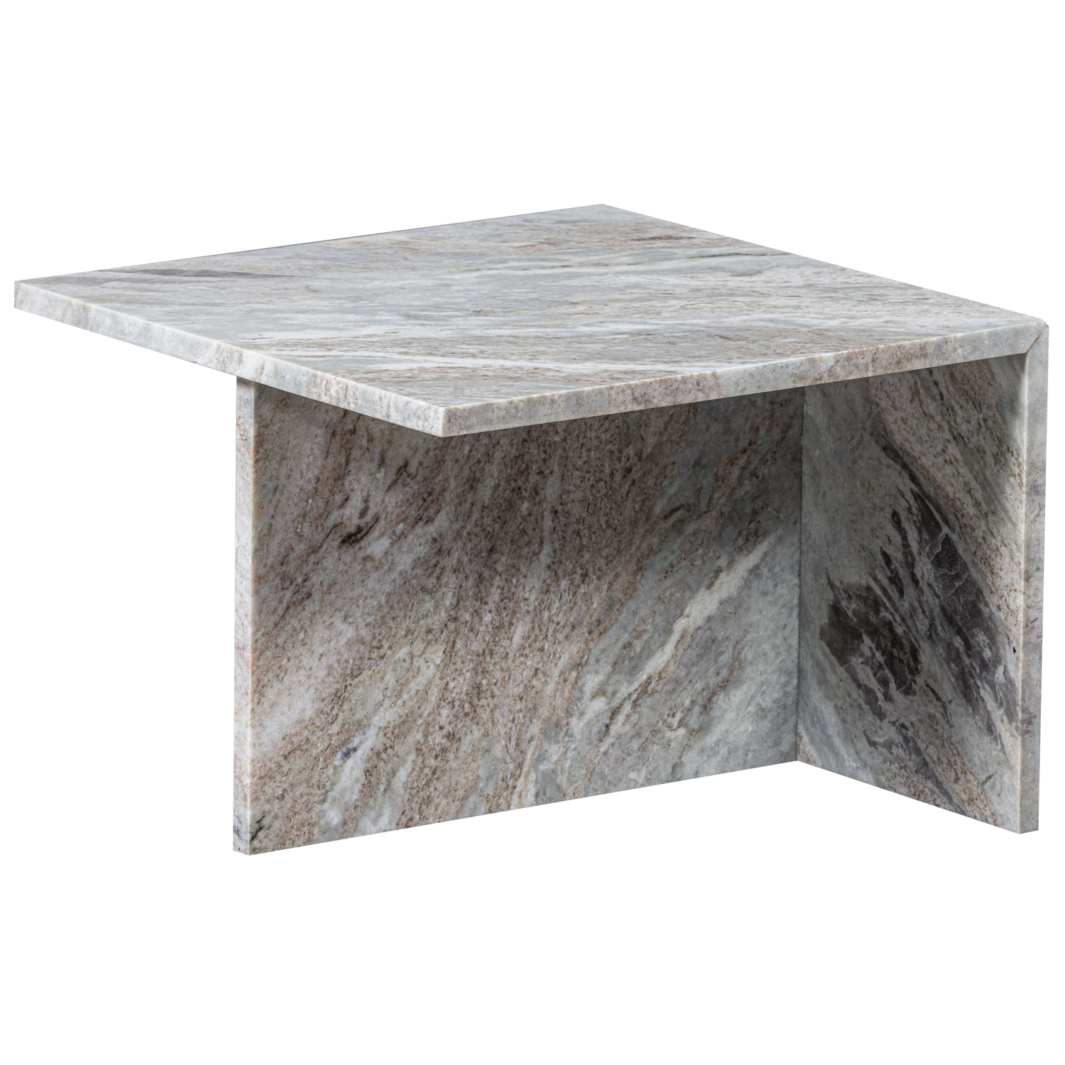 Xhail side table marble natural