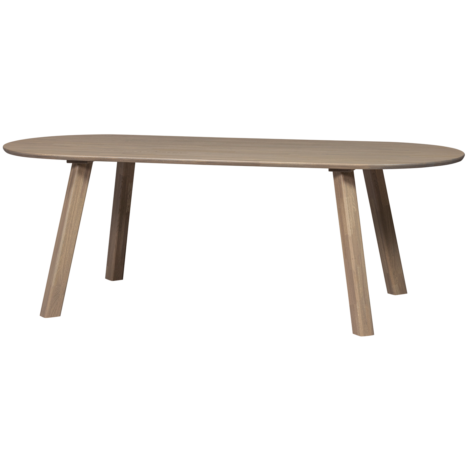 Tablo table oval finger joint 220x90 cm pebble grey