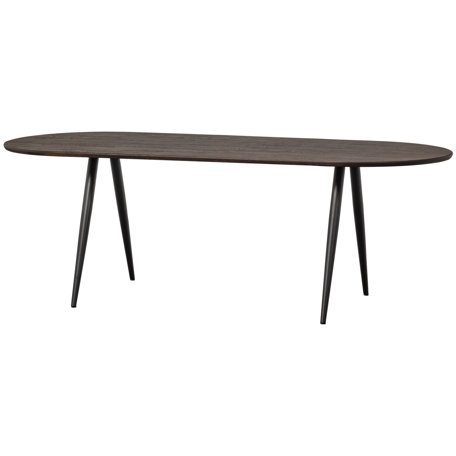 Tablo eettafel ovaal vingerlas 220x90 cm mystic brown